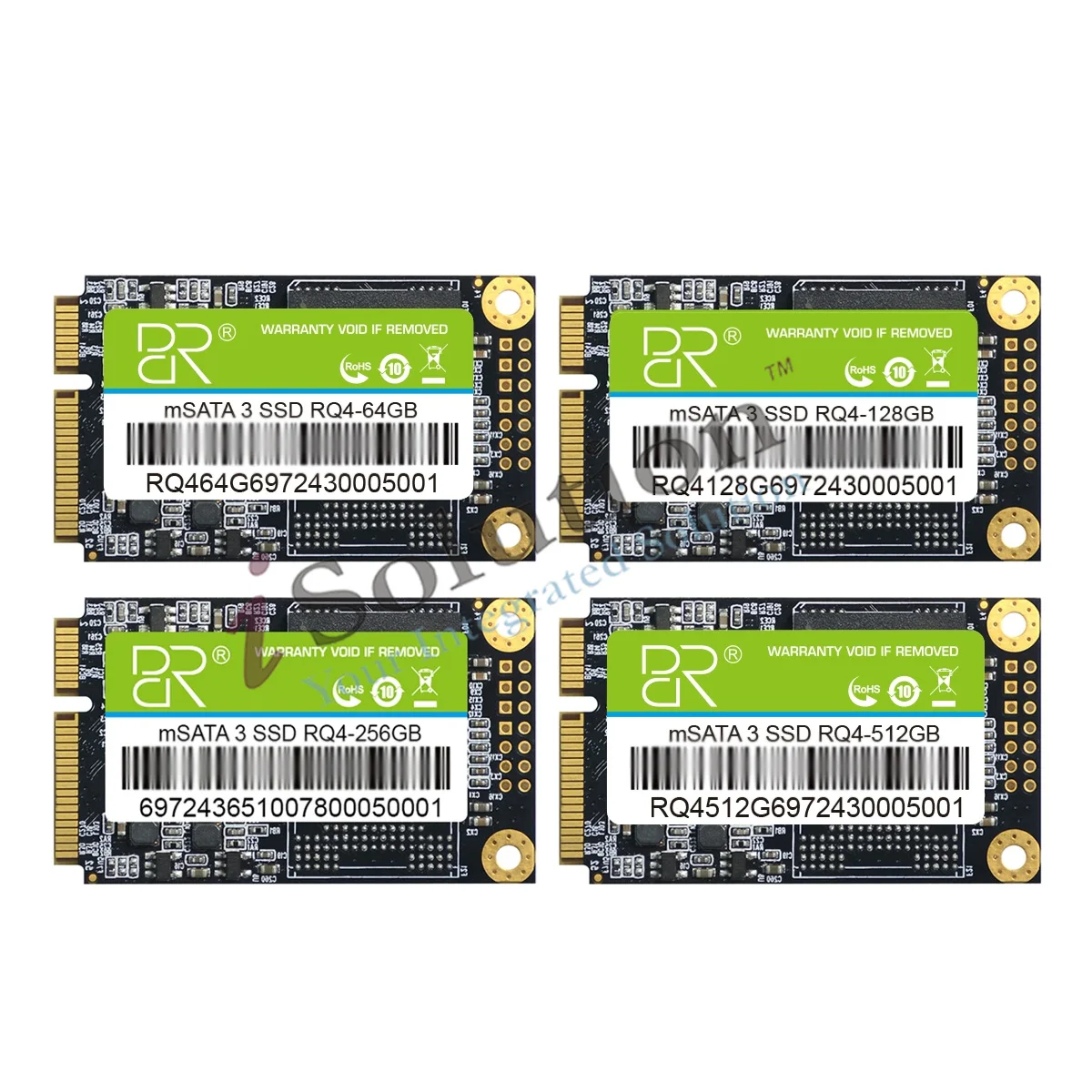 mSATA3.0 SSD Solid State Drive 64G / 128GB/ 256G / 512G Desktop Laptop ...
