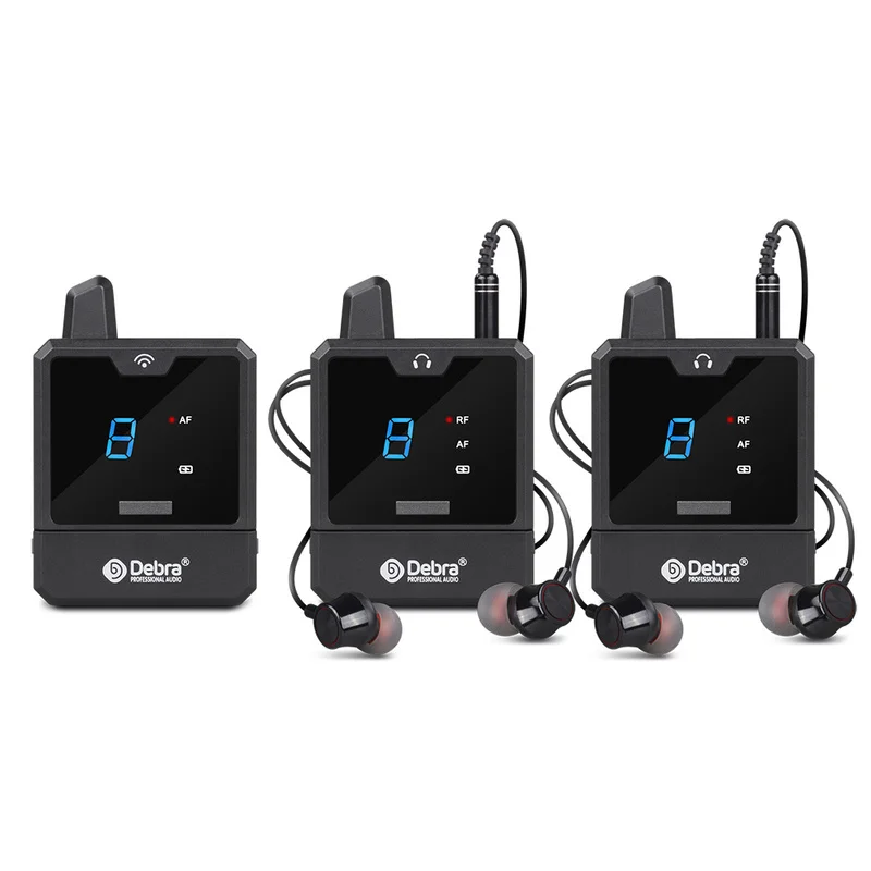 Debra-Audio-UHF-Portable-Mini-in-ear-wireless-Monitor-System-Built-in ...