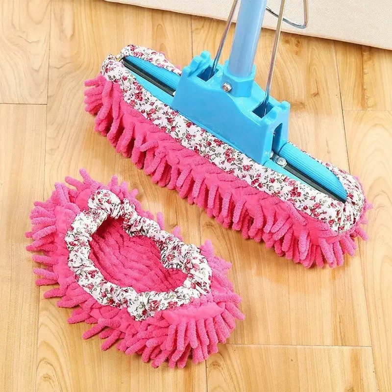 4pcs Dust Cleaner Grazing Slippers House Bathroom Floor Cleaning Mop ...