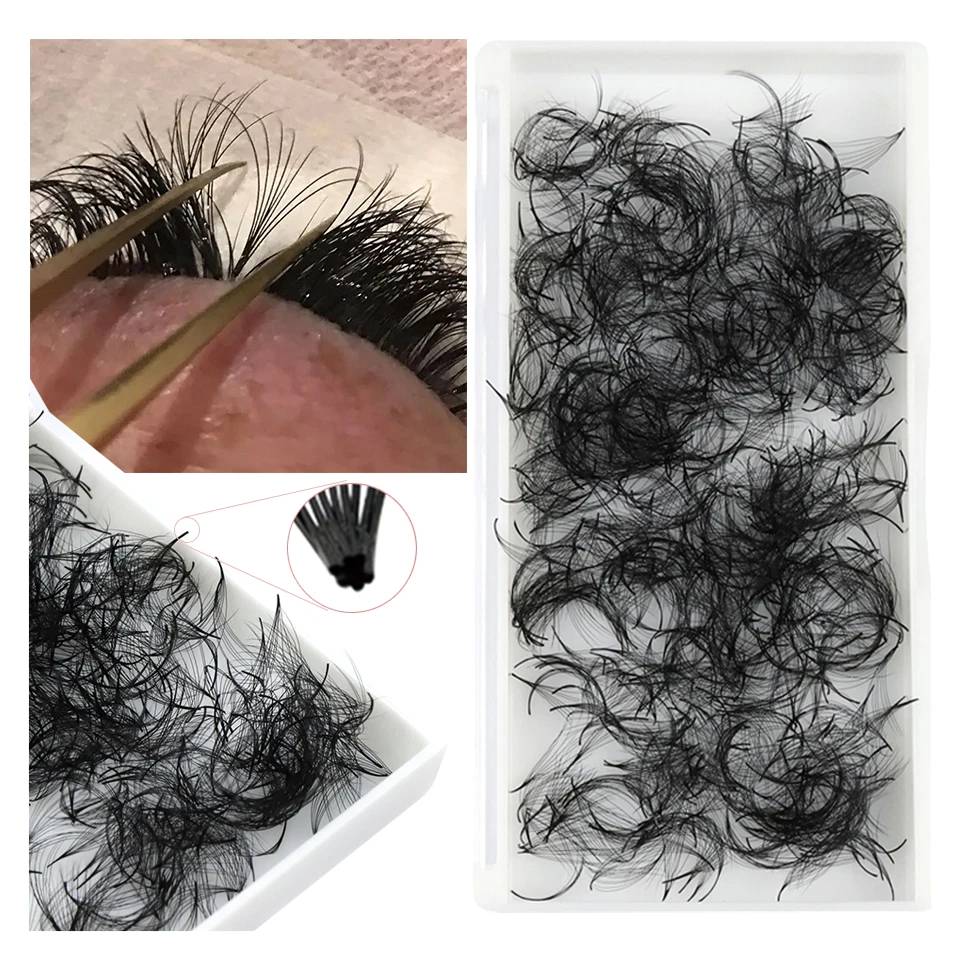 100-300-500-Fans-Lashes-Handmade-Premade-Fans-Loose-Eyelash-Extensions ...