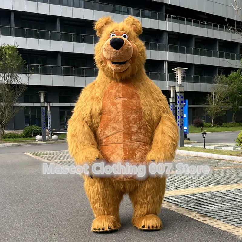 Brown-Bear-Inflatable-Suit-2m-2-6m-3m-Giant-Mascot-Performance-Props ...