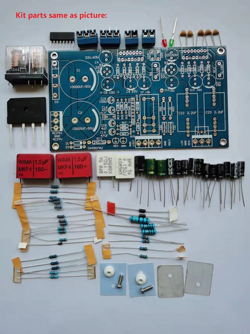 Diy Kits TDA7293 TDA7294 Dual Channel 100W+100W With Horn Protection ...
