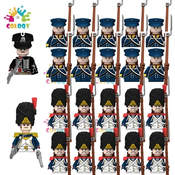 Napoleonic Wars Military Soldiers Building Blocks WW2 Mini Action ...