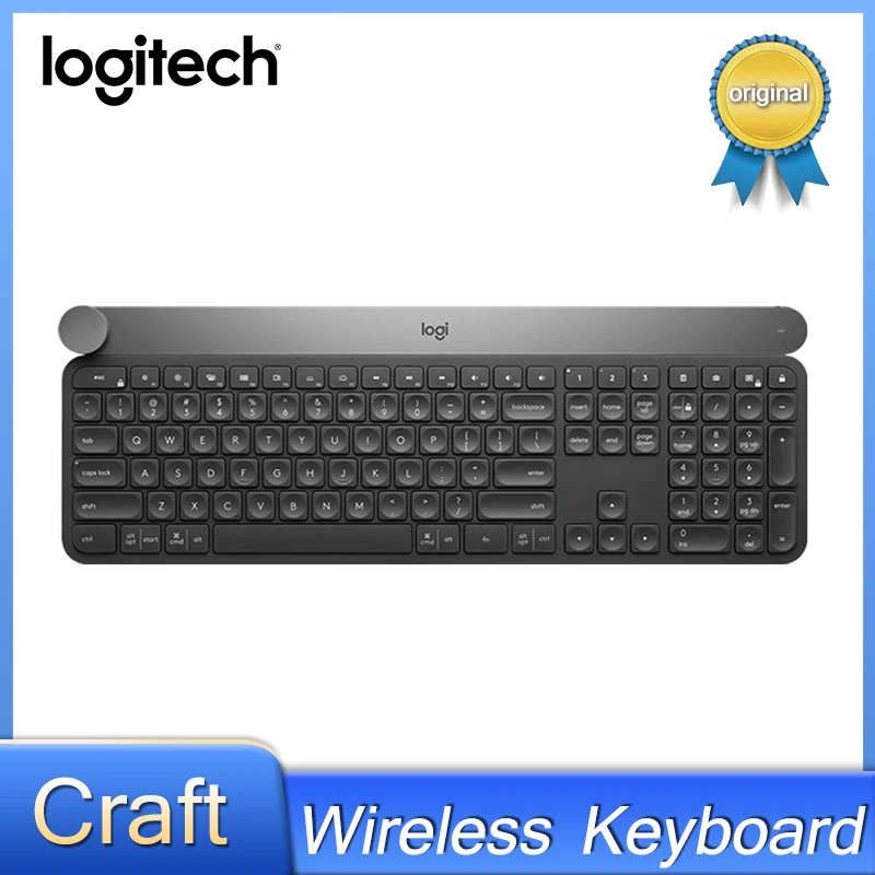 Original Logitech Craft Teclado Mecânico Sem Fio Teclado 108 teclas de ...