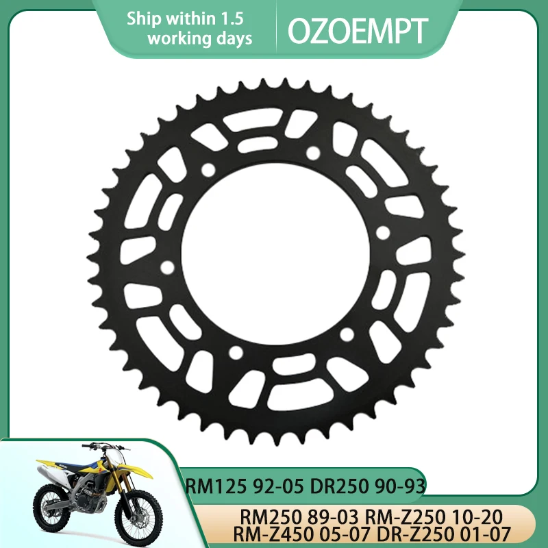 OZOEMPT-520-49T-Motorcycle-Rear-Sprocket-Apply-to-RM125-92-05-DR250-90 ...