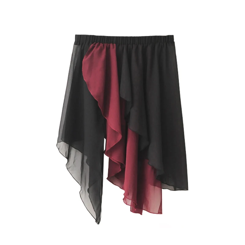 Chiffon-Ballet-Skirt-For-Women-Short-Gymnastics-Ballet-Practice-Skirts ...