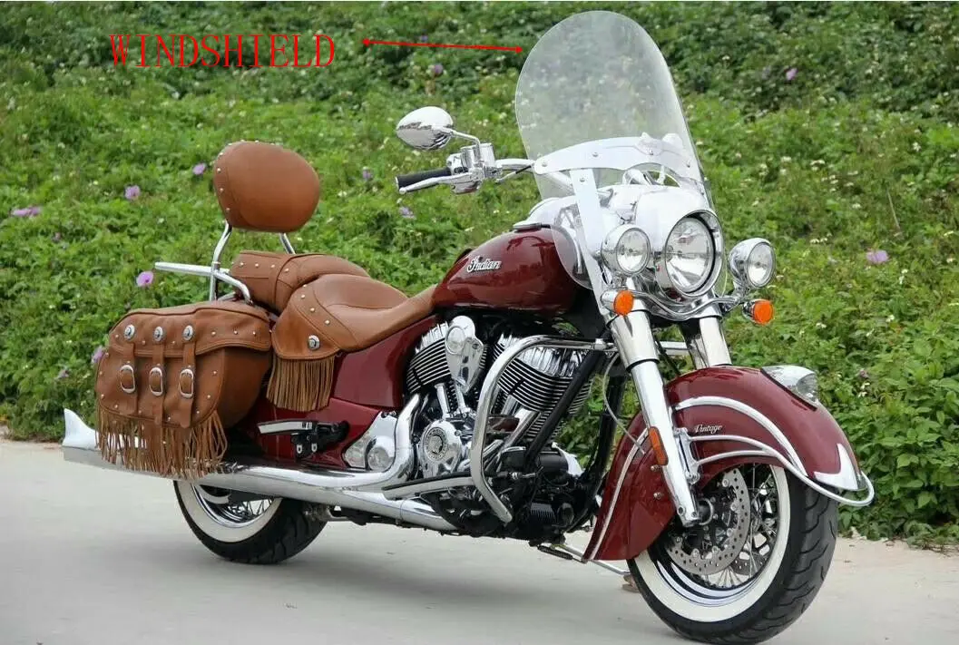 16" QUICK RELEASE WINDSHIELD For Indian Chief Vintage 14 21|Bumpers ...