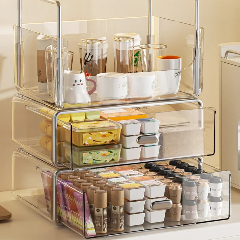 ligh Appearance Desktop Storage Box 2023 Living Room Kitchen Snacks ...