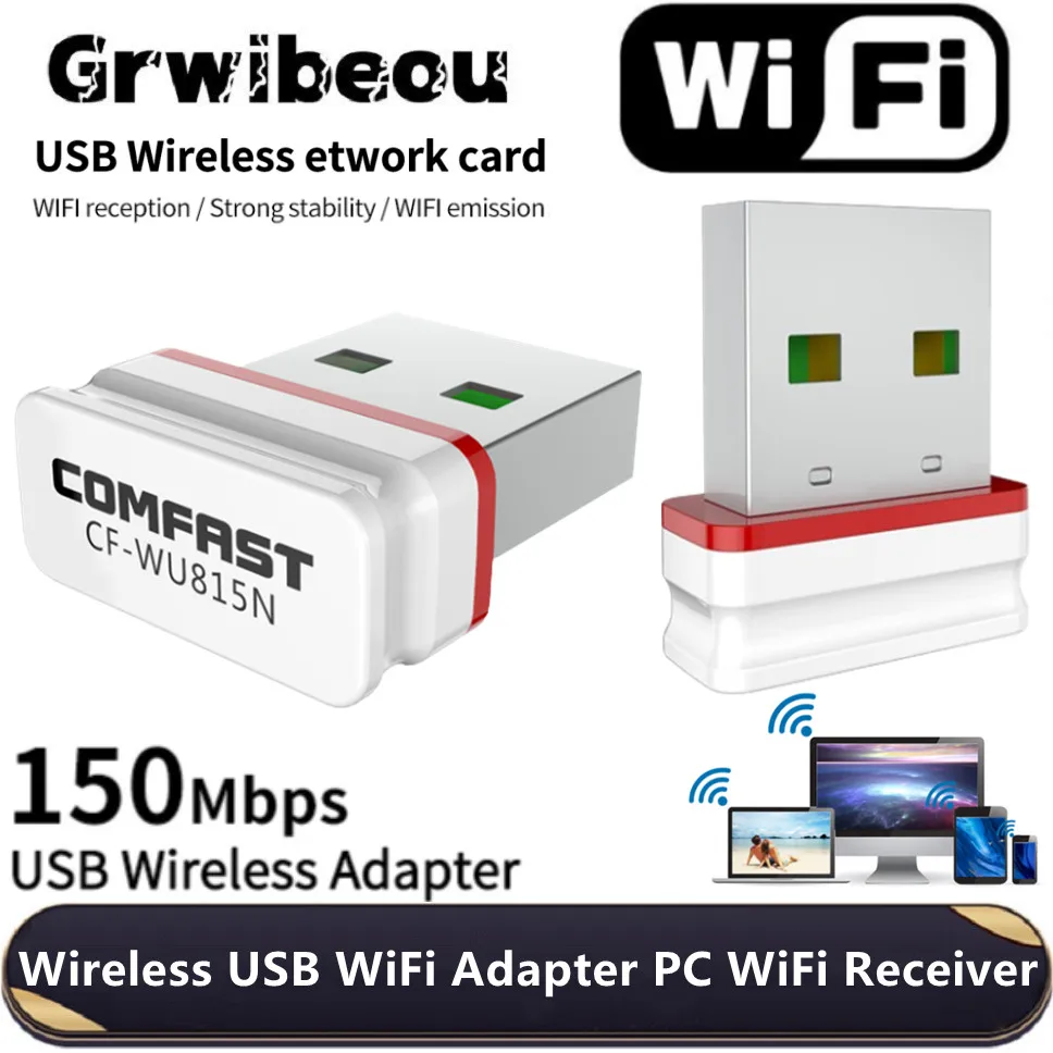 Adaptador-sem-fio-USB-WiFi-Placa-de-rede-Ethernet-Dongle-LAN-Receptor ...