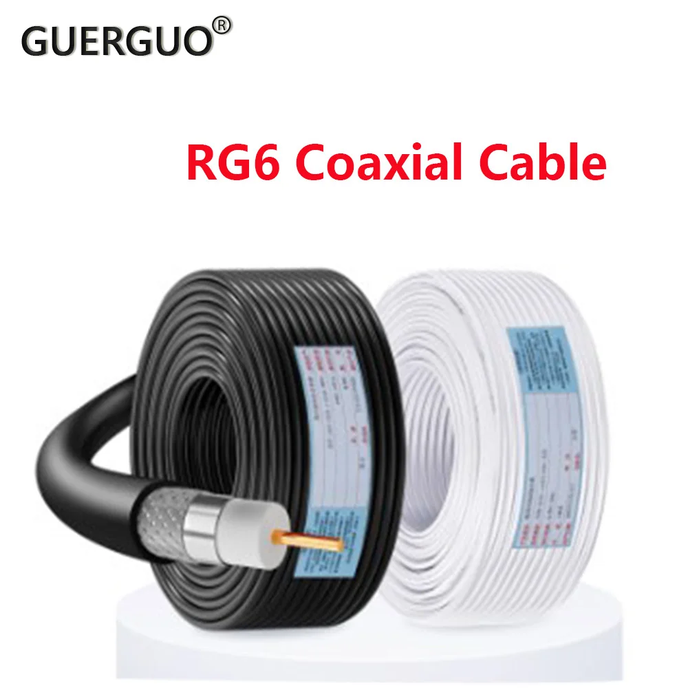 HD RG6 Satelliten-TV-Koaxialkabel Video kabel Home Digital Satellite TV ...