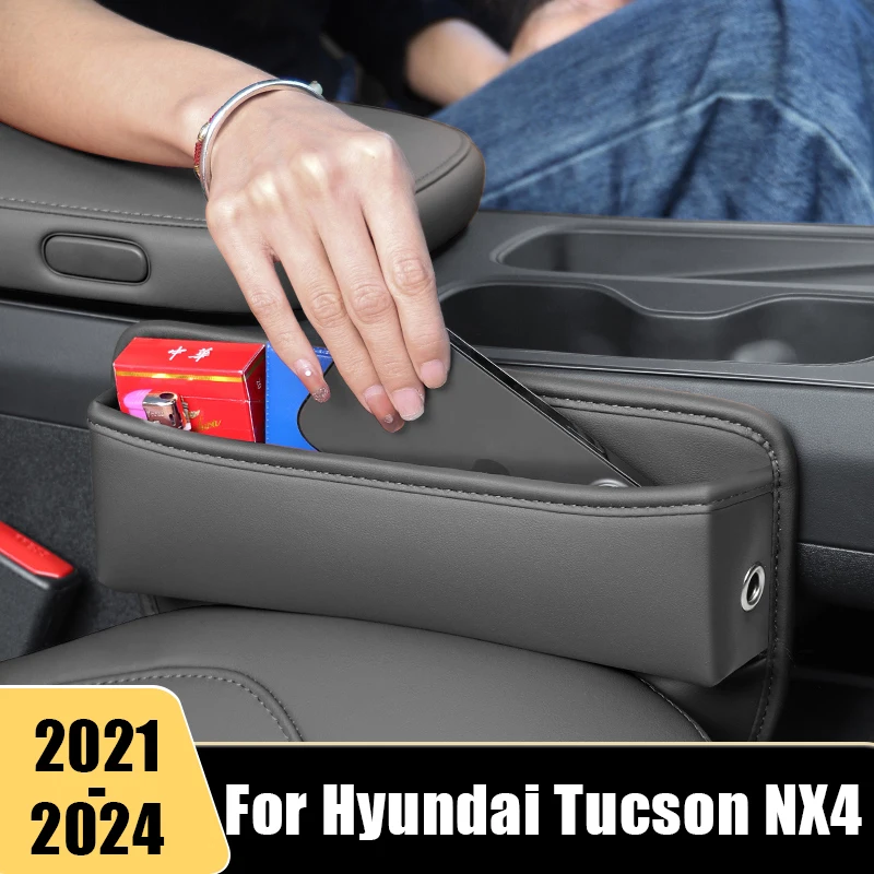 Leder-Auto-Sitz-Spalt-Lagerung-Box-F-r-Hyundai-Tucson-NX4-2021-2022 ...