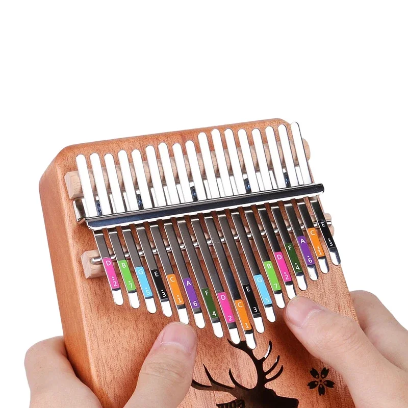 Kalimba 17/21 Key Sticker Thumb Piano Decals Scale Logo PVC Stickers ...