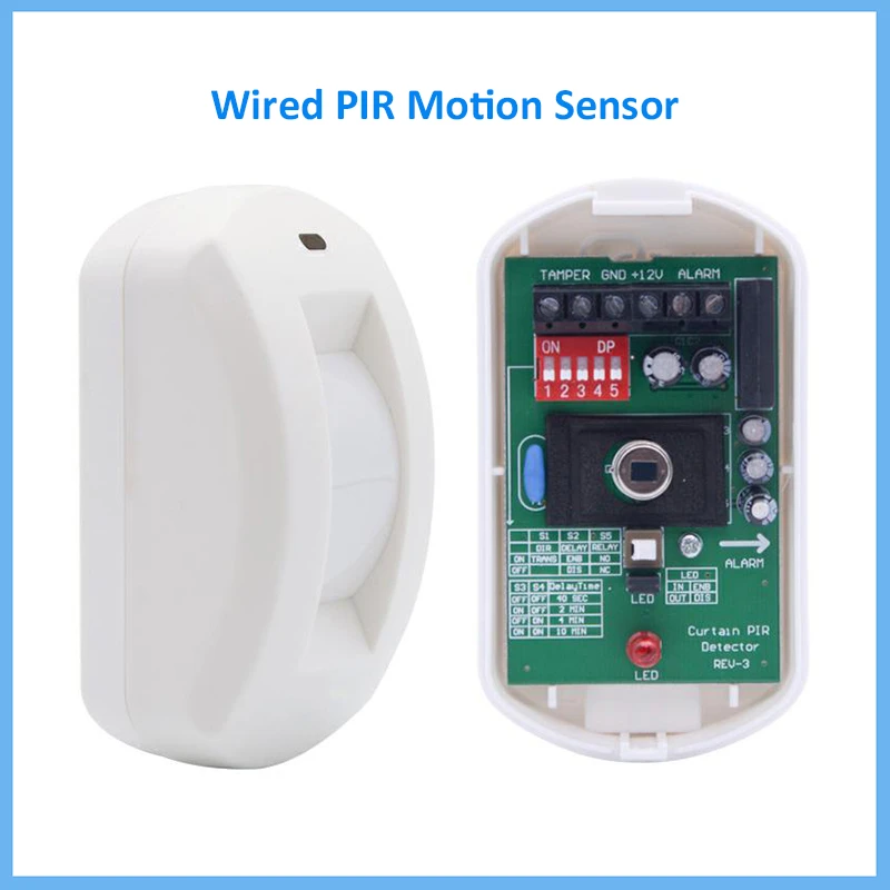 Infrared Curtain Pir Detector | Infrared Motion Sensor Alarm - Wired ...