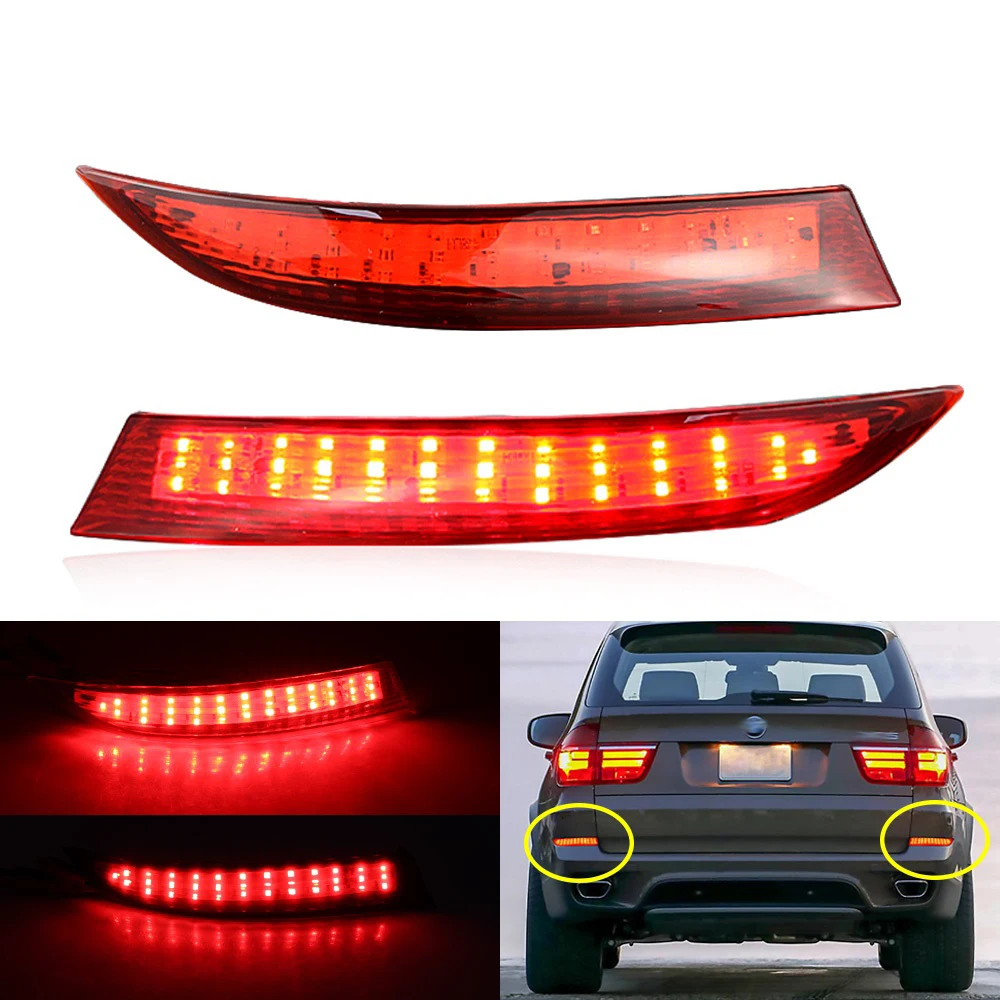 2Pcs-OEM-63147240997-63147240998-LED-Rear-Tail-Light-Bumper-Reflector ...