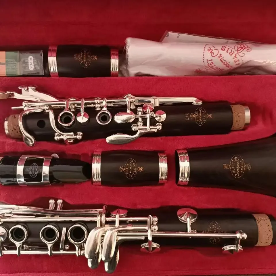 PRESTIGE-Ebony-clarinetes-de-madeira-profissional-B-clarinete-prata ...
