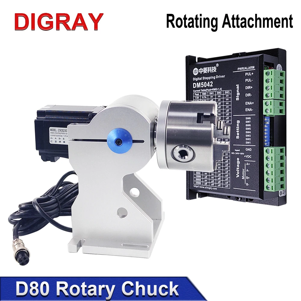 DIGRAY-Rotary-Attachment-RA-D80A-Rotary-Device-with-Three-Chuck-DM5042 ...