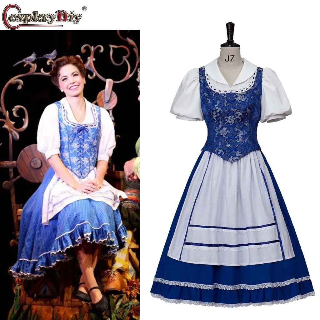 Belle Blue Dress Pattern