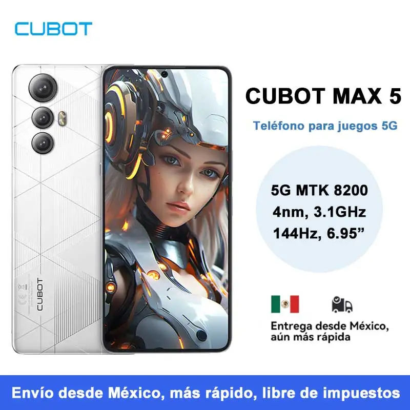 Env-o-desde-M-xico-Android-Smartphone-5G-CUBOT-MAX-5-procesador ...