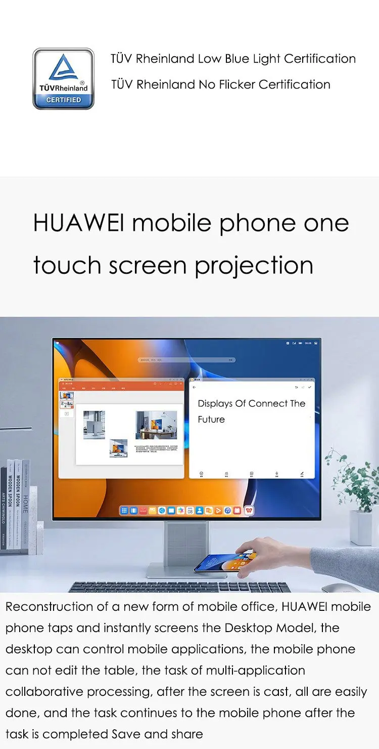HUAWEI MateView Monitor 28.2 Inch 4K UHD IPS Screen Gaming Computer ...