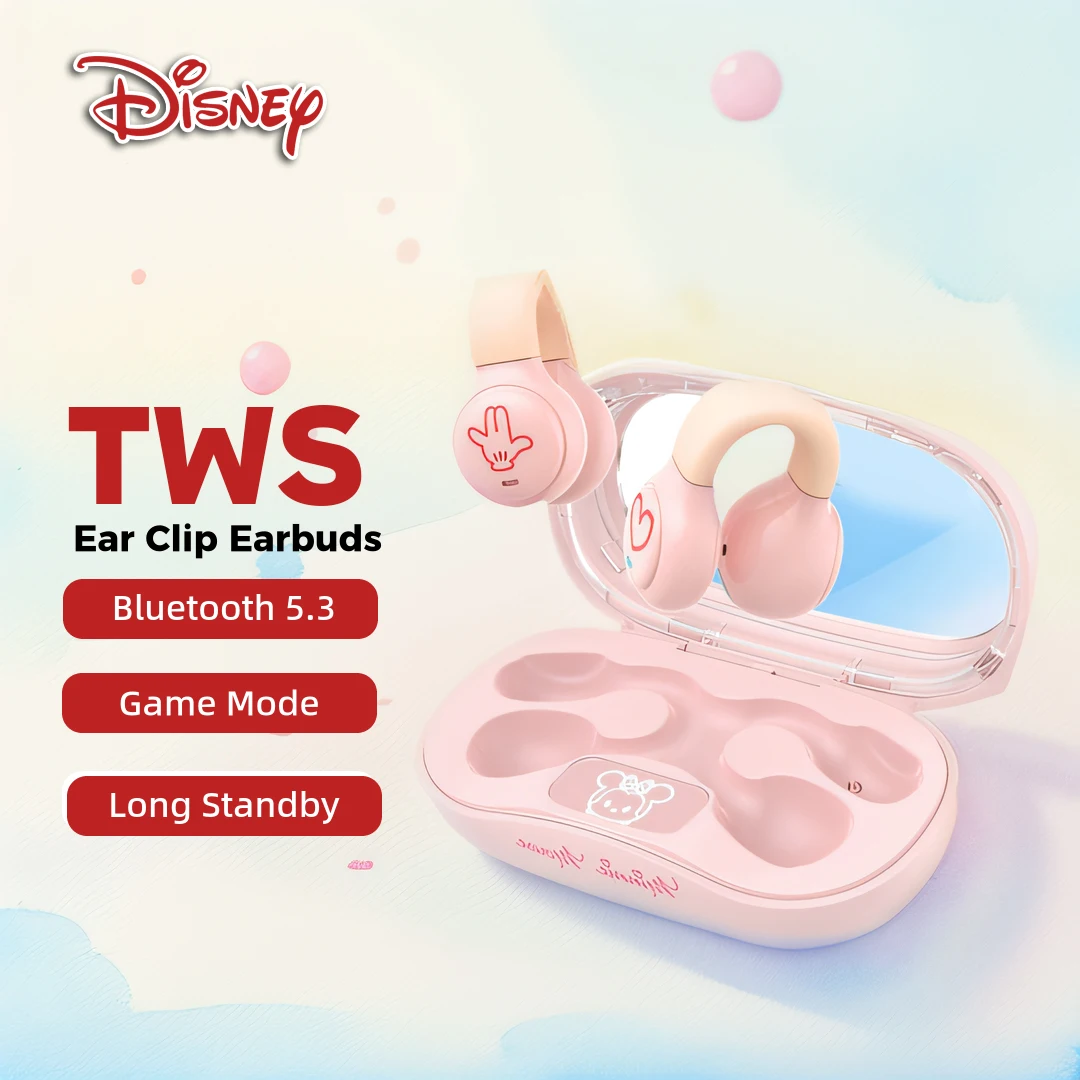 Disney-Ear-Clip-Earbuds-Wireless-Bluetooth-5-3-Bone-Conduction ...