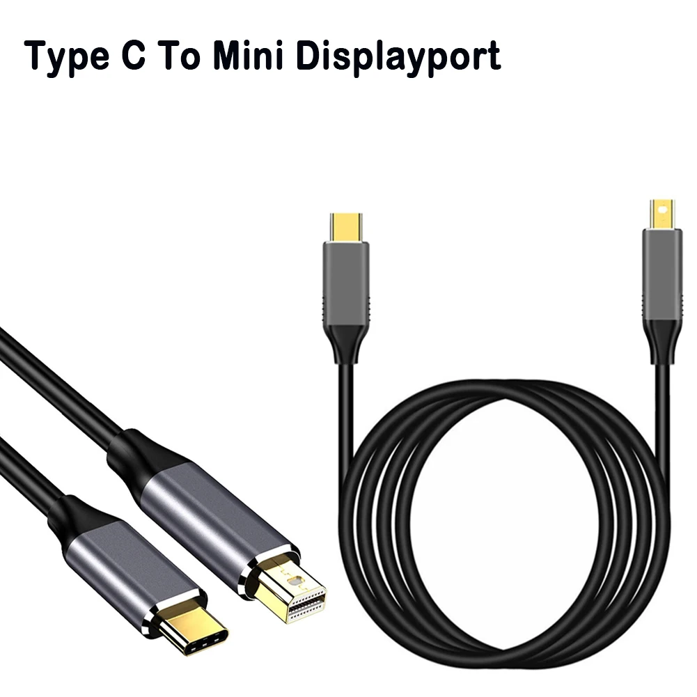 USB-C-To-Mini-DP-Cable-Adapter-4K-60Hz-Type-C-Thunderbolt-3-To-Mini ...