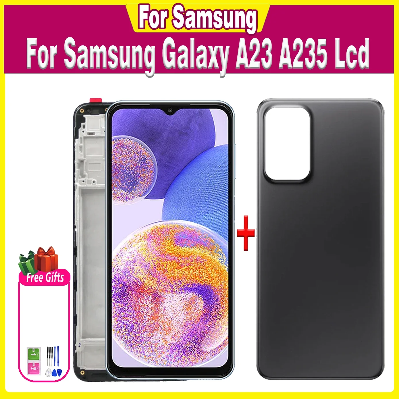 Pantalla-Lcd-de-6-5-pulgadas-para-Samsung-Galaxy-A23-A235-A235F-DS ...