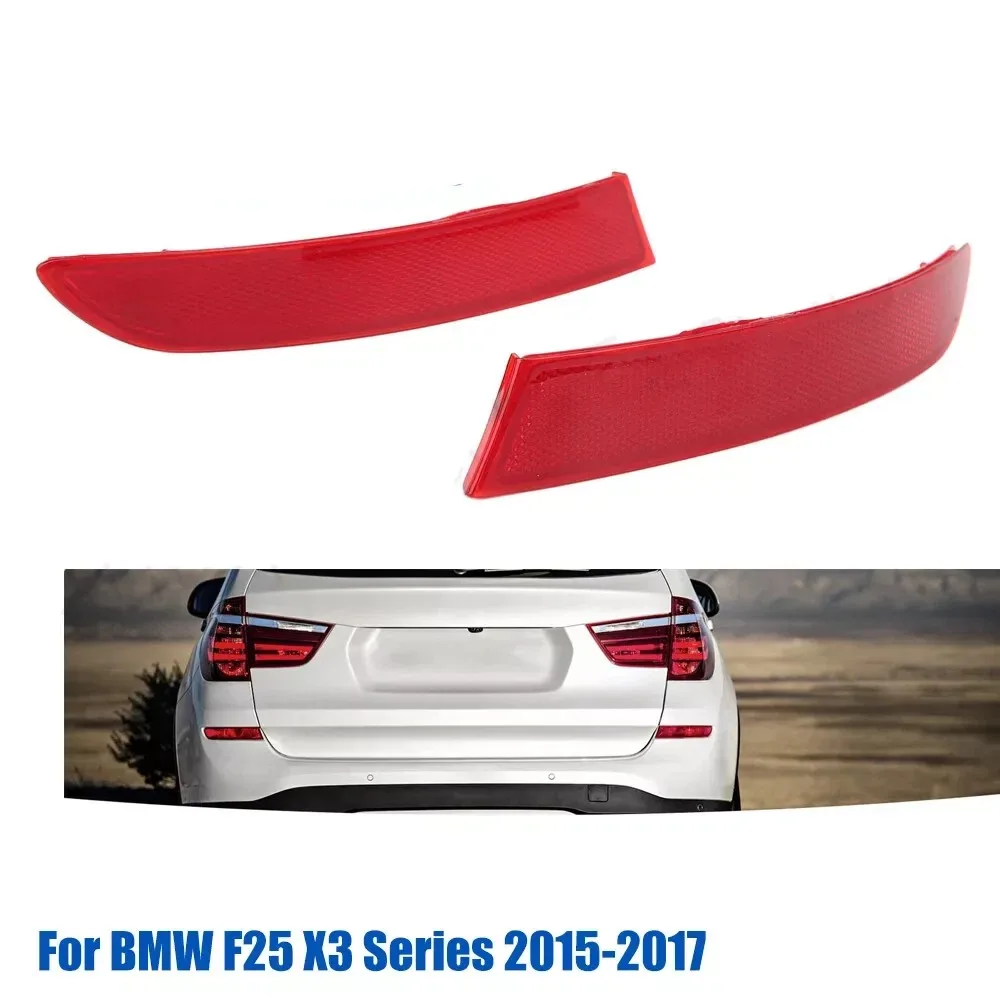 for 2011-2017 F25 BMW X3 28i 28iX 28dX 35iX Rear Bumper Reflector Tail ...