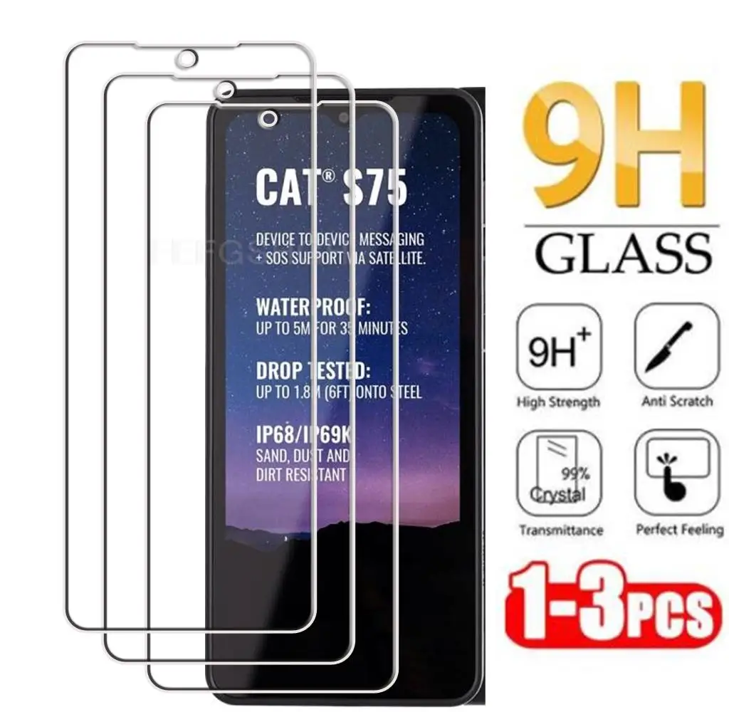 HD-9H-Original-Protection-Tempered-Glass-FOR-Caterpillar-Cat-S75-6-58 ...