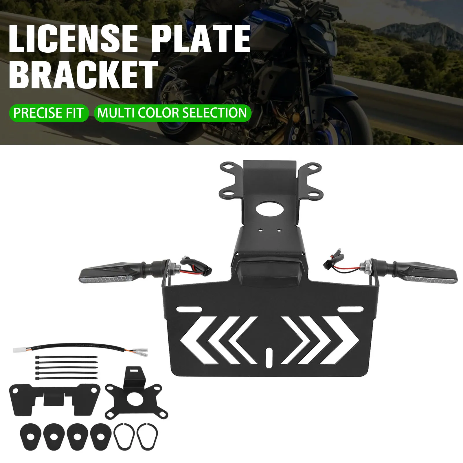 For YAMAHA MT-07 MT07 MT 07 2025 Motorcycle License Plate Holder Tail ...