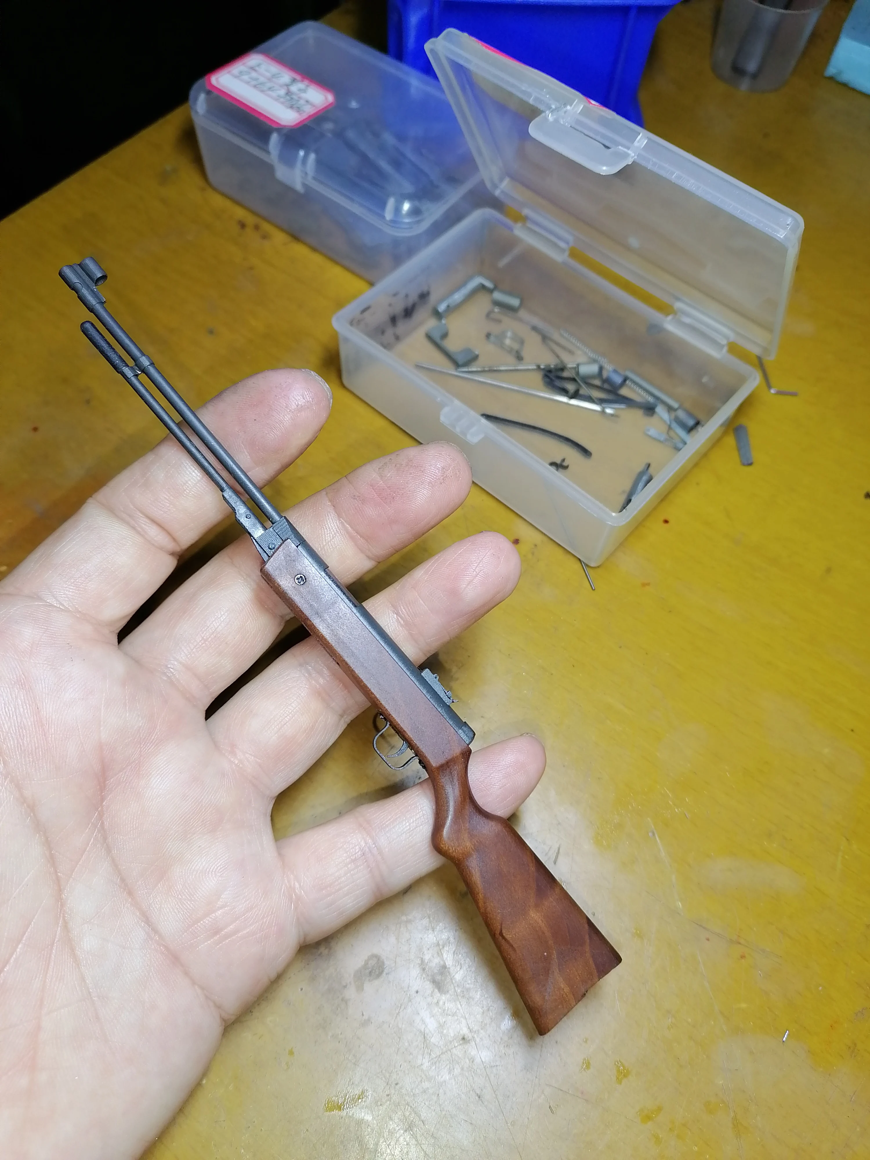 Chinese-Air-Gun-de-alta-press-o-1-6-Shotgun-Soldado-artesanal-soldado ...