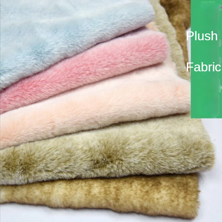 Plush-Fabric-By-The-Yard-for-Clothing-Coats-Diy-Sewing-Plain-White ...