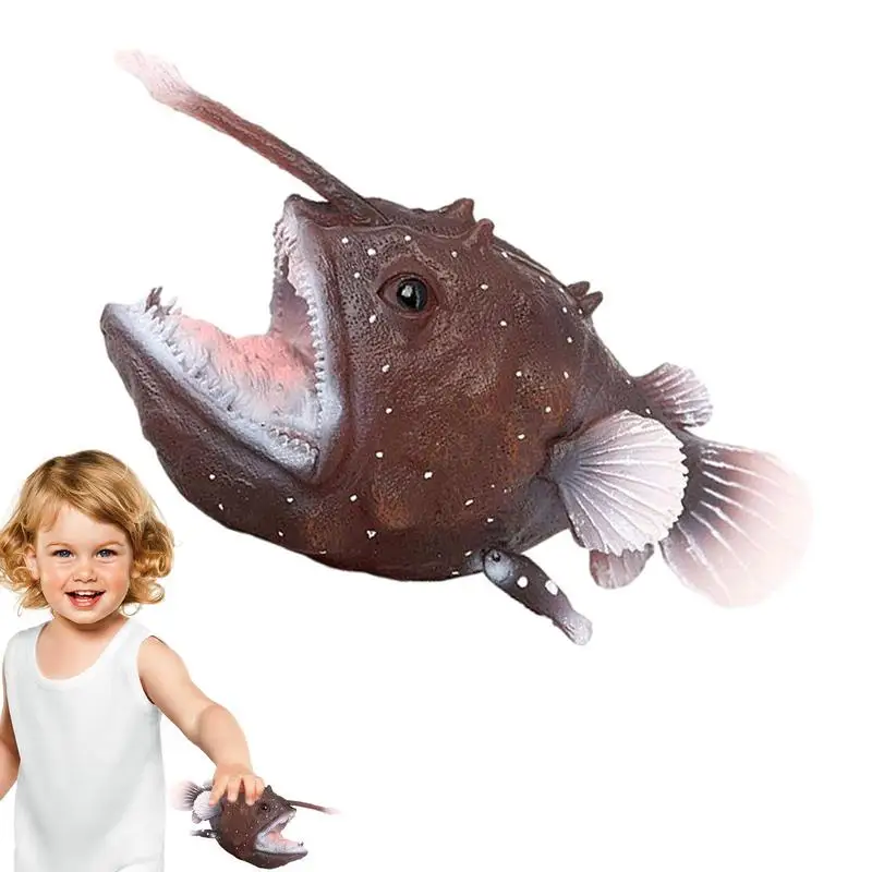 Marine-Animal-Models-Portable-Mini-Angler-Fish-Figure-Simulation-Ocean ...