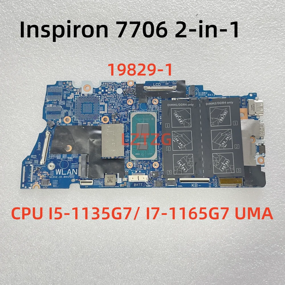 19829-1-For-Dell-Inspiron-17-7706-2-in-1-Laptop-Motherboard-With-I5 ...