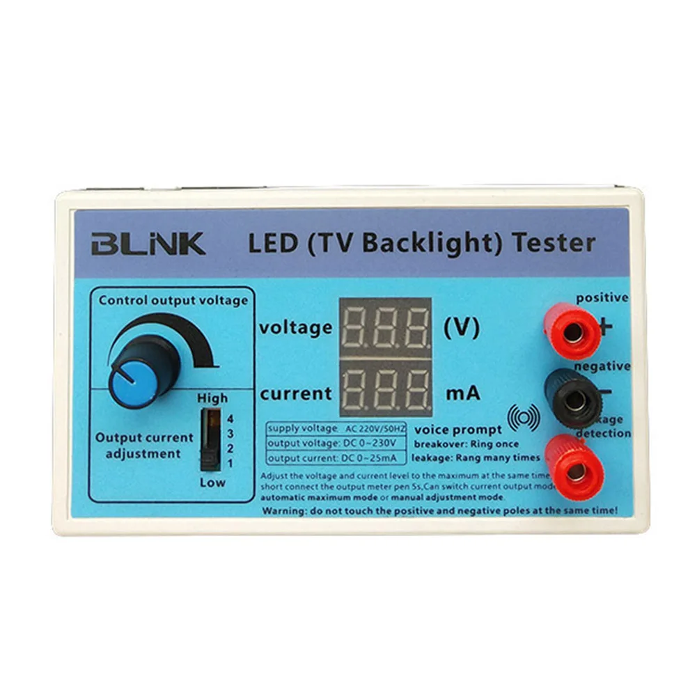 TV-Backlight-Tester-Meter-0-230V-Output-LED-Lamp-Strip-Bead-Test ...