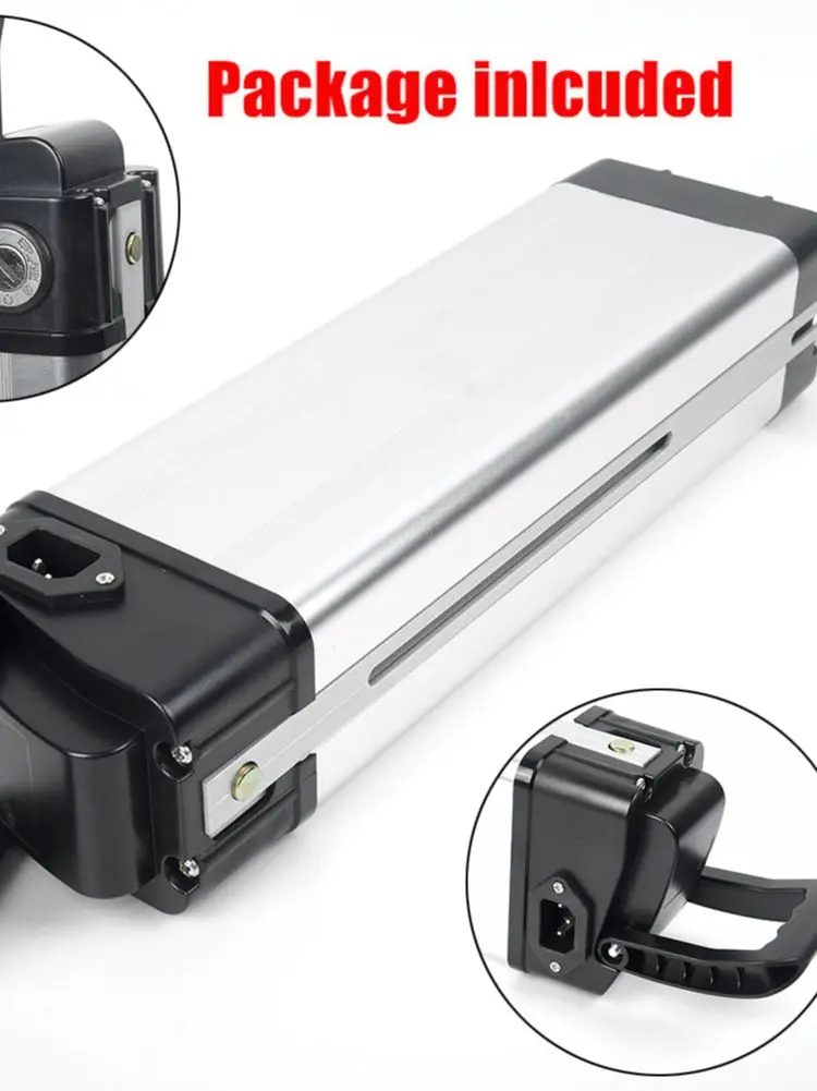 New-Plastic-Battery-Box-For-Electric-Bike-36V-48V-Large-Capacity-18650 ...