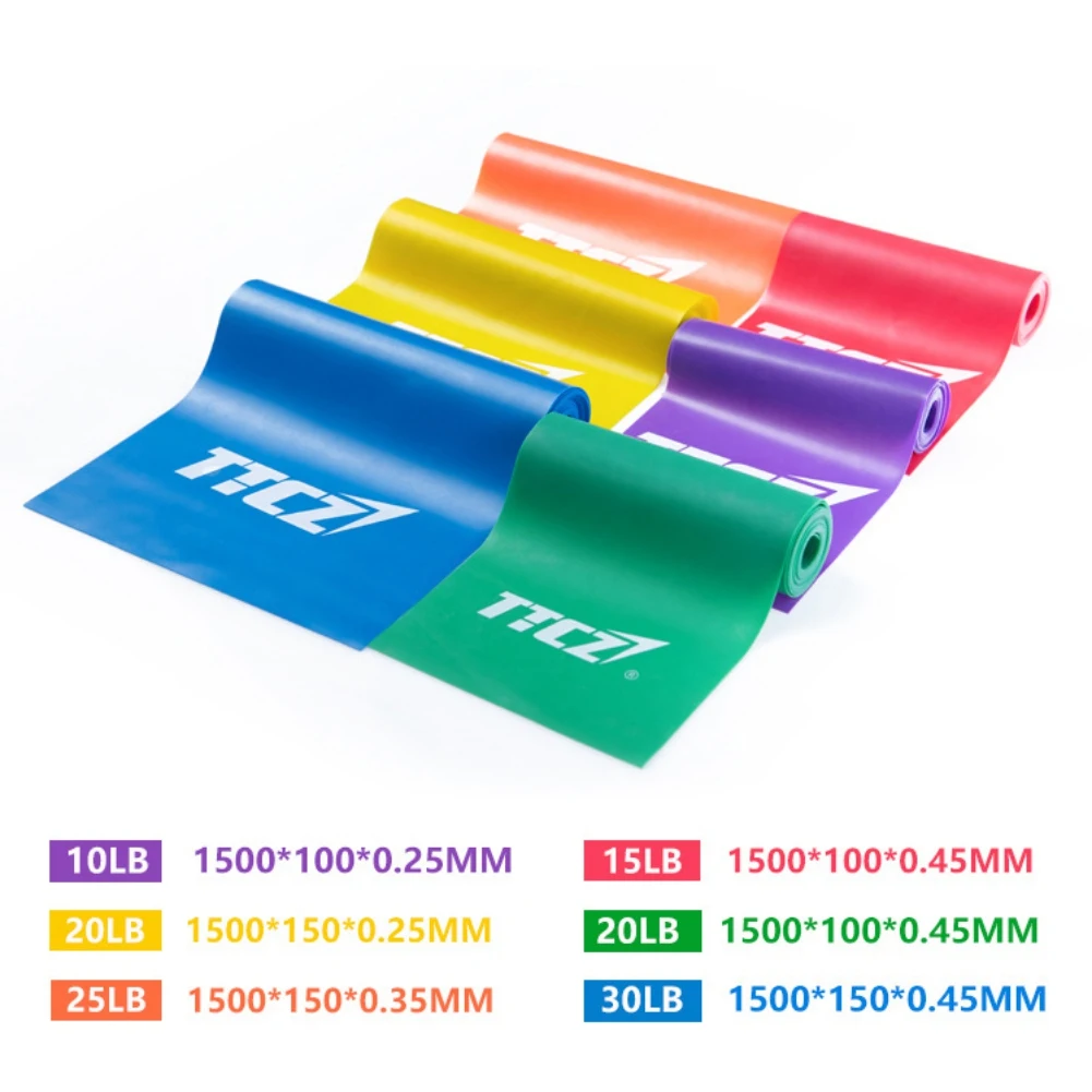 1-5m-Fitness-Exercise-Resistance-Bands-Rubber-Yoga-Elastic-Band-Pilates ...