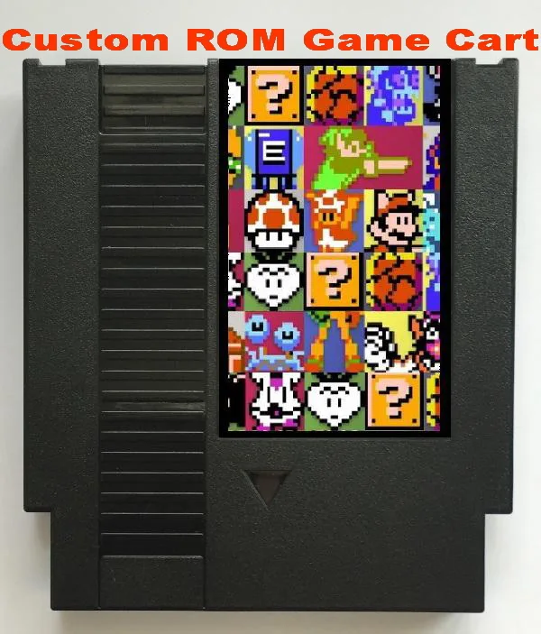 Custom-make-SINGLE-game-cartridge-for-NES-FC-console-support-Mapper-0-3 ...