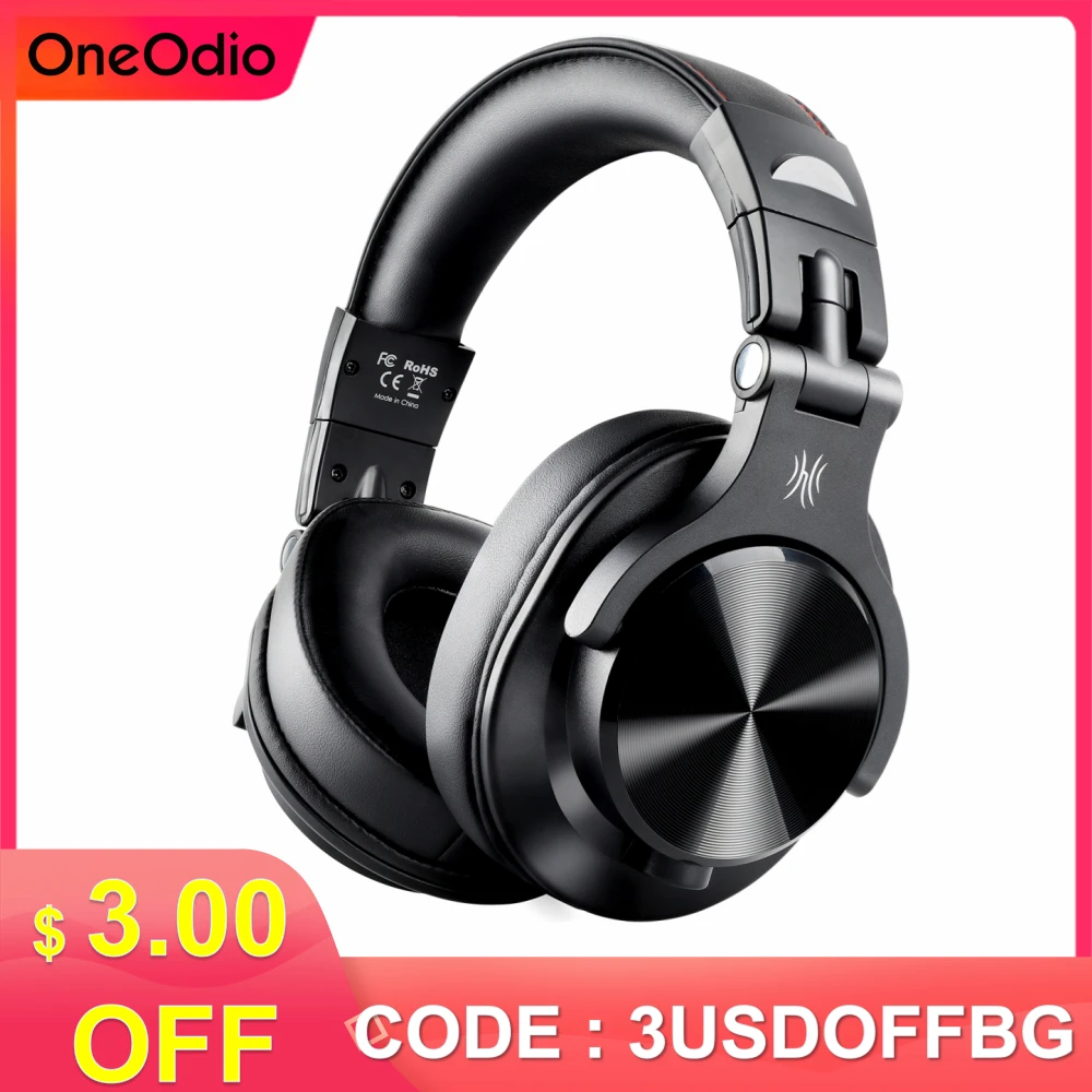 Oneodio A70 Wireless Headphones With Microphone Over Ear Professional ...