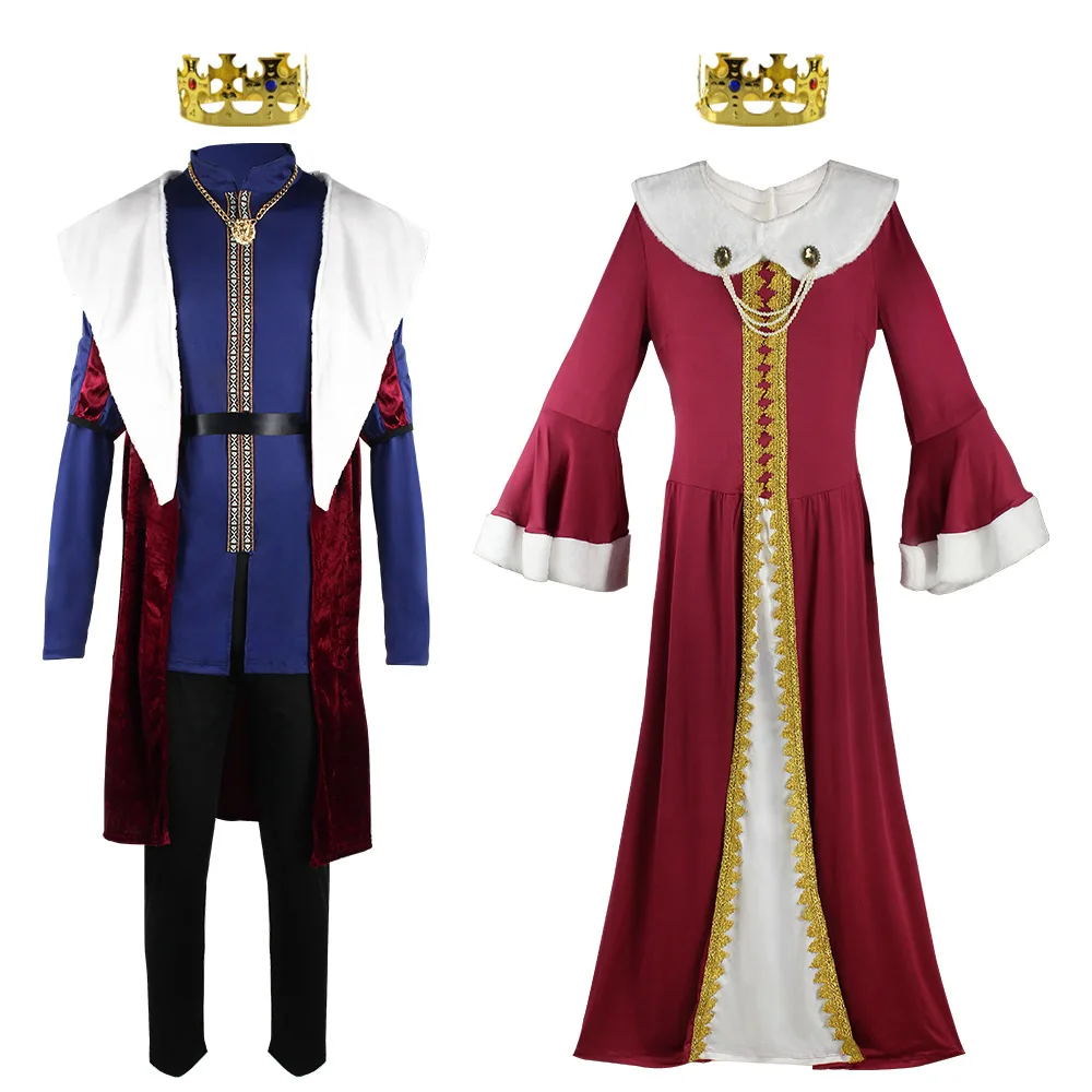 Queen and King Costume for Men Women - Men's Royal King Costume for ...