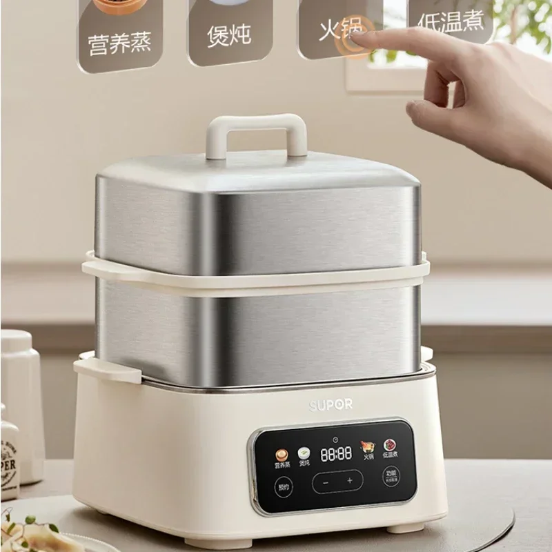 Electric-Steamer-Household-Three-layer-Cooking-Integrated-Pot ...