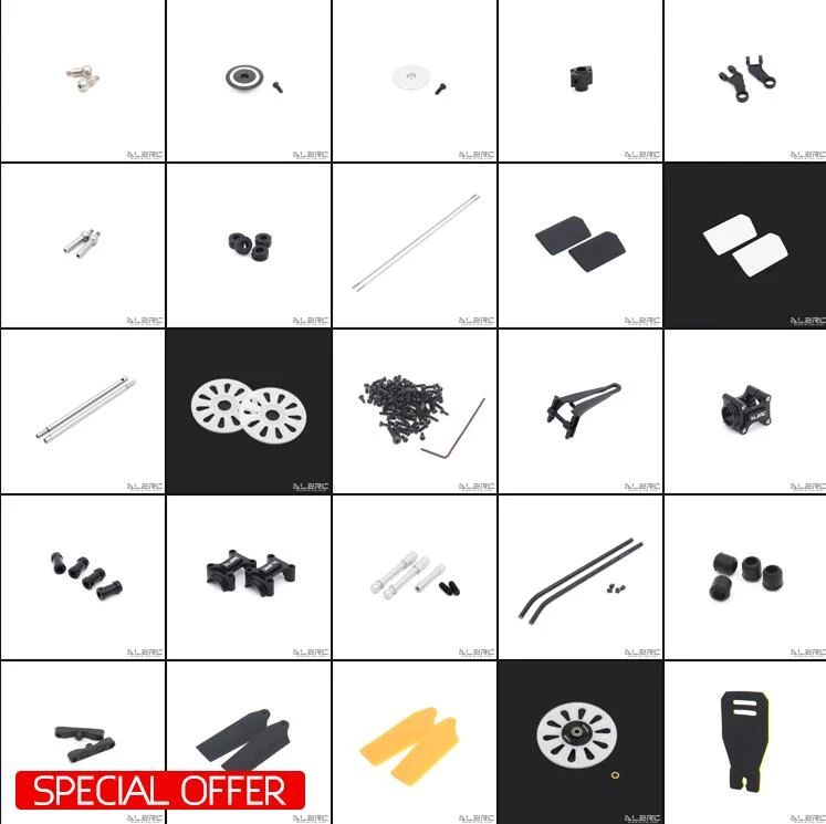 ALZRC T REX 250 Rc helicopter heli parts tail blades/Crosshead guide ...
