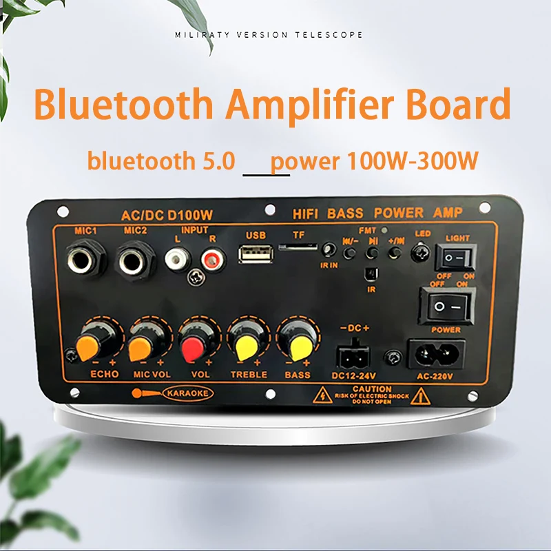 D100-Bluetooth-Amplifier-Board-Rated-100W-Max-300W-Karaoke-Audio ...