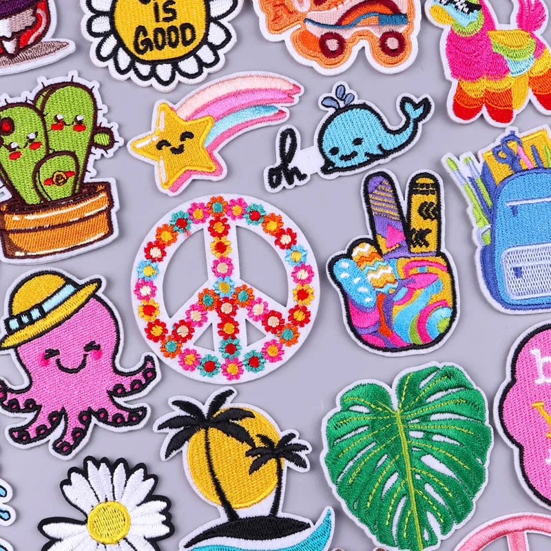 Cartoon-Patch-Iron-On-Patches-For-Clothing-Thermoadhesive-Patches ...