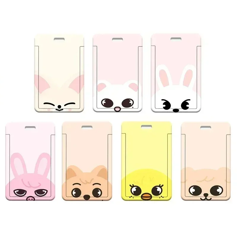 MINISO-Kpop-Stray-Card-Set-Surrounding-Push-pull-Belt-Lanyard-Listing ...