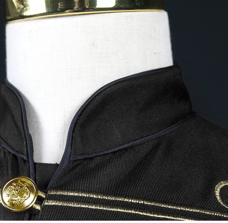 Fashion Men's Medieval Vintage Gothic Punk Ary Drummer Parade Jacket ...