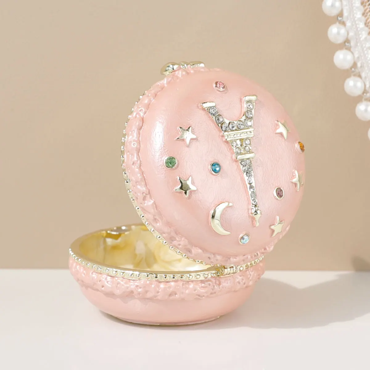 1Pc-Macaron-Jewelry-Box-Macaron-Cute-Pill-Box-Colorful-Macaron-Jewelry ...