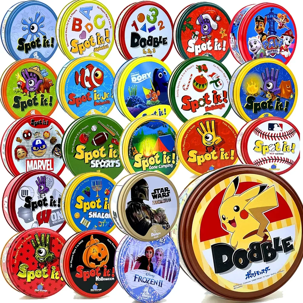 HP-Dobble-Card-Game-for-Kids-Double-juego-Cards-Spot-It-Party-Board ...