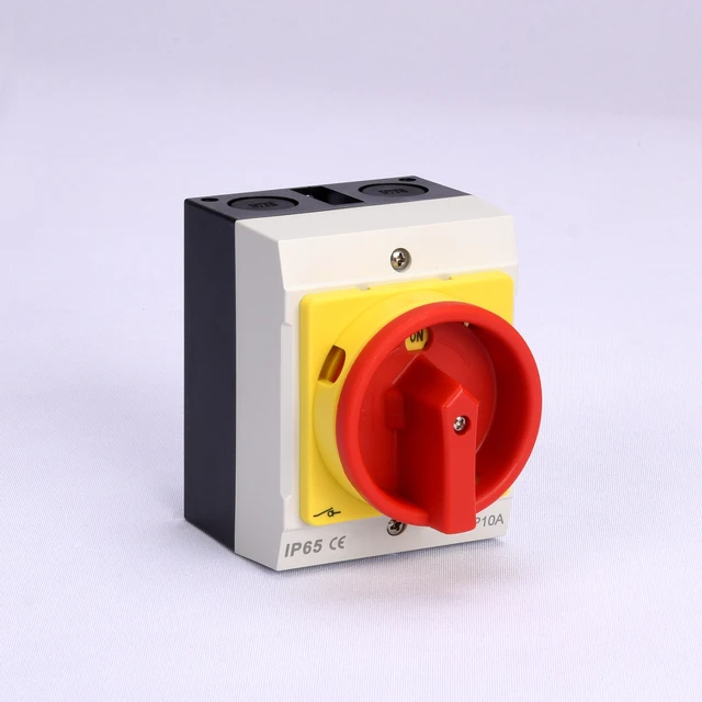 4pole 6A 10A 16A 20A 25A 3pole 32A 440V ELectric IP65 UK Isolator ...