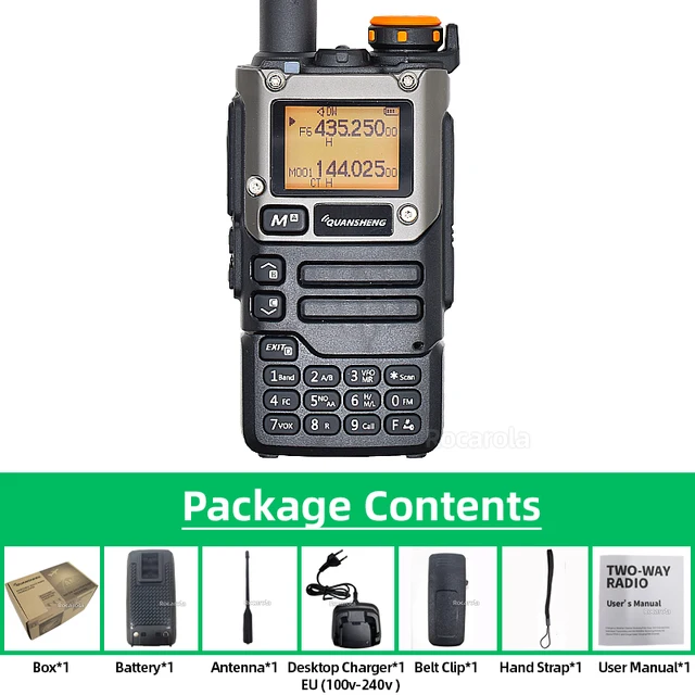 Quansheng UV K5 (8) Walkie Talkie Portable Am Fm Two Way Radio ...