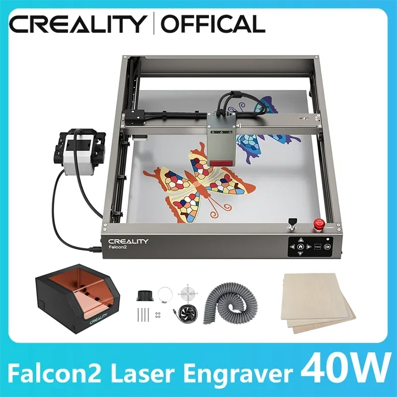 Creality-Falcon-2-40W-Laser-Engraver-Strong-Cutting-CNC-Cutter-with-Air ...
